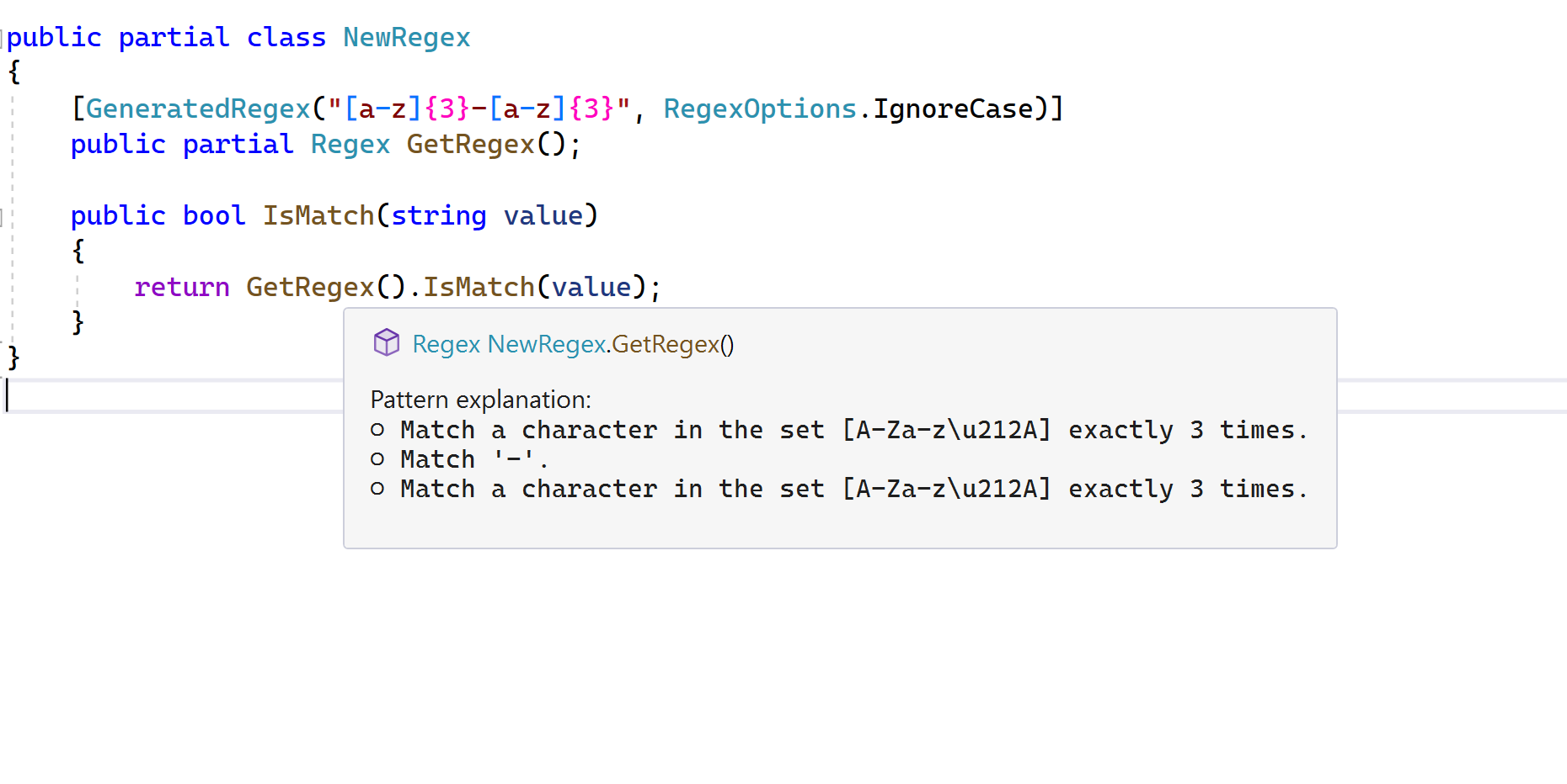 Taking A Look At Net 7s Regex Generator